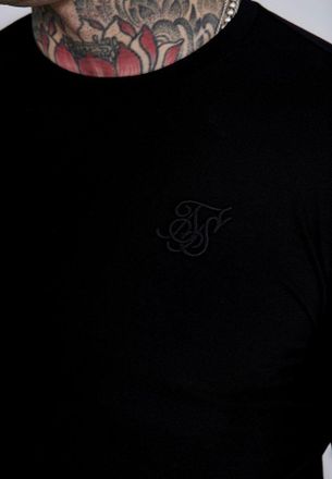 Siksilk Langarmshirt SikSilk Herren Essentials LS T-Shirt