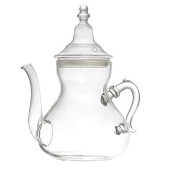 The Home Deco Factory KA0276, Th&eacute;i&egrave;re en Verre 80cl, Design Moderne et &eacute;l&eacute;gant, id&eacute;ale pour Le th&eacute;, caf&eacute; et ap&eacute;ritifs, avec poign&eacute;e Ergonomique et Bec verseur Anti-Goutte, 