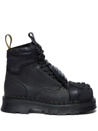 Dr. Martens bottes en cuir - Noir