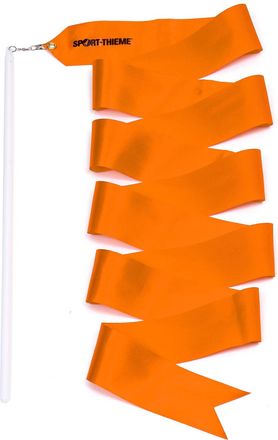 Sport-Thieme Gymnastikband mit Stab 2 m | Rhythmische Sportgymnastik, inkl. Stab und Drehwirbel | Band 2 m x 5 cm | Kunststoffstab 40 cm