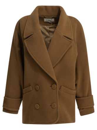 Chlo&eacute; Manteau court en laine Chlo&eacute;