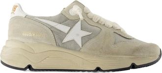Golden Goose Femme, Chaussures, Beige, Taille: 40 EU Baskets de Course en Cuir Beige