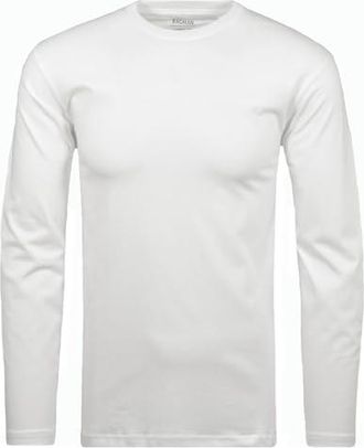 Ragman T-shirt &agrave; manches longues et col rond pour homme, Blanc 006, L