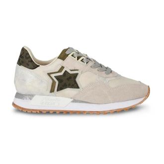 Atlantic Stars Femme, Chaussures, Beige, Taille: 41 EU Baskets Femme en Textile et Daim