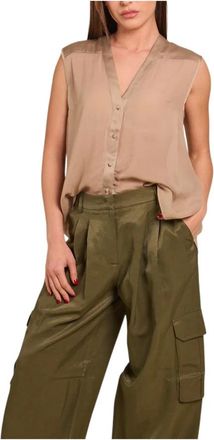 Nenette Femme, Tops, Beige, Taille: 38 FR Blusa