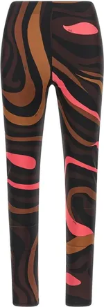 Pucci Legging imprim&eacute; Marmo - Femme - Pantalons - Multicolore - Taille: 40 FR