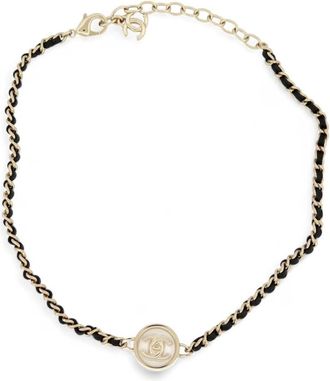 Chanel Halskette - NEUE CHANEL CC LOGO CHOKER HALSKETTE ABA006 2023 B - Gr. unisize - in Gold - f&uuml;r Damen