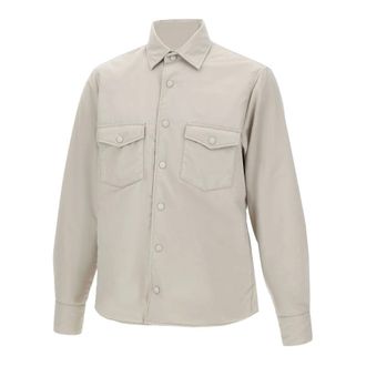 Eleventy Homme, Vestes, Beige, Taille: S Veste &agrave; boutons-pression