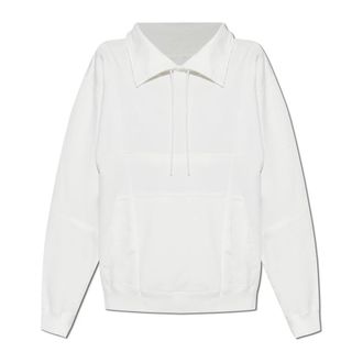 Maison Margiela Sweatshirt mit Stehkragen - - Sweatshirts & Hoodies - Damen - Wei&szlig; - M