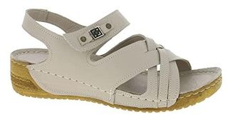 Andrea Conti Mules pour Femme, Gris argenté, 38 EU