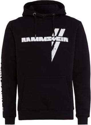 Rammstein Sweat à Capuche Kapuzenpullover Weißes Kreuz, XXL, Produit Officiel du Groupe