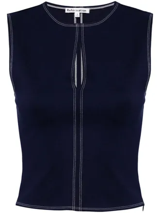 Reformation Carsyn Oberteil - Blau