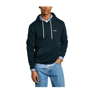 Pepe Jeans London Homme, Sweatshirts et sweats à capuche, Bleu, Taille: S Sweat Classique Moderne
