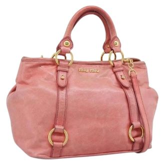 Miu Miu Sac &agrave; main Pre-owned - Femme - Pre-owned - Rose - Taille: ONE Size