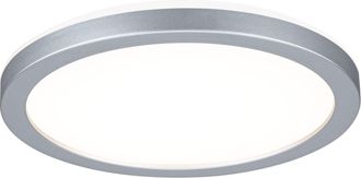 Paulmann 70990 LED Panel Atria Shine 190mm rund incl. 1x11,2 W Warmweiß Chrom matt Lichtpanel Kunststoff Deckenpanel 3000 K