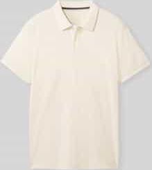 Tom Tailor Regular Fit Poloshirt aus Baumwoll-Viskose-Mix