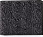 Lacoste portefeuille The Blend Homme Monogram Noir Gris