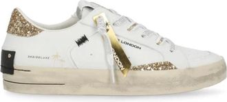 Crime London Femme, Chaussures, Blanc, Taille: 36 EU SK8 Deluxe