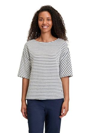 Betty&Co Kurzarmshirt Damen mit Rundhalsausschnitt (1-tlg) Struktur