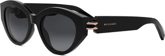 Bulgari Femme, Accessoires, Noir, Taille: 53 MM B.Zero1 Lunettes de soleil