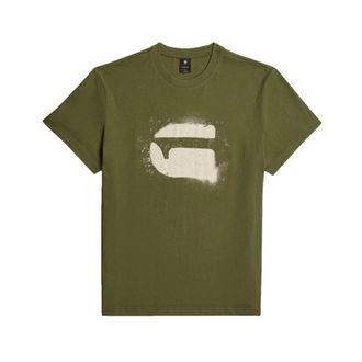 G-Star Homme, Tops, Vert, Taille: M T-shirt graphique avec logo