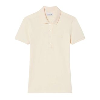 Lacoste Polo aus Stretch-Piqu&eacute;-Baumwolle - - Tops - Damen - Gelb - M