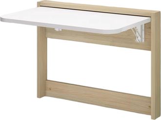 Generic Ultraschmaler, An Der Wand Montierter Klapptisch, Schwebender, Herunterklappbarer Computertisch, Verdeckter Massivholzschreibtisch, 150 Kg Tragf&auml;higke