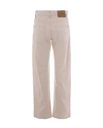 Patrizia Pepe Womens Jeans Beige Wash Cotton