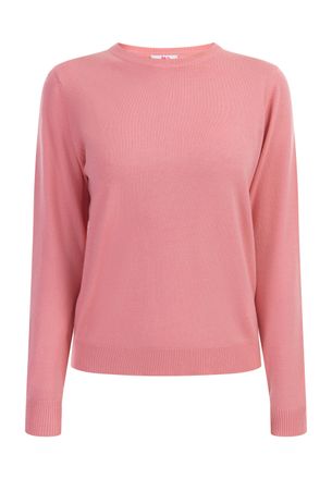 Mymo Strickpullover Damen Rosa