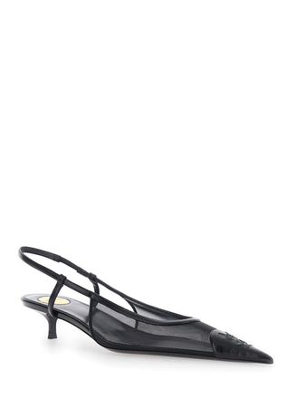 Saint Laurent Womens Pumps Gaspar Black Leather