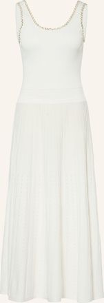 Sandro Sandro Strickkleid Mit Schmucksteinen weiss