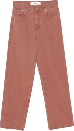 S&eacute;fr Femme, Jeans, Rouge, Taille: W31 Jeans Coupe Large