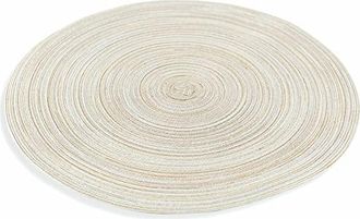 Villa D'Este Home Tivoli Savage Platzsets, rund, 38 cm, Braun, 6 Stück