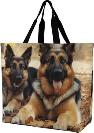 Generic Berger Allemand Sac Fourre-Tout D&eacute;contract&eacute; Tote Bag R&eacute;utilisable Sac A Main Femme Pour Voyage Travail Quotidienne