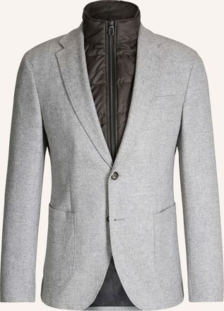 Joop Sakko Hectic Slim Fit Mit Herausnehmbarer Blende grau