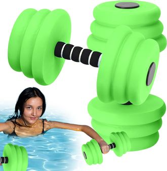 Generic Wasser-Aerobic-Gewichte: Schaumstoff-Wasserhanteln und Stangen, Widerstandstraining, langlebige schwimmende Hanteln für Pooltraining, Krafttraining un