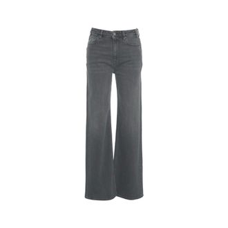 AG - Adriano Goldschmied Femme, Jeans, Noir, Taille: W31 Jean jambe droite taille haute Nero
