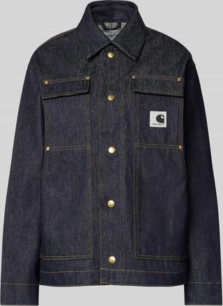 Carhartt Work in Progress Regular Fit Jeansjacke mit Logo-Patch Modell Arctic