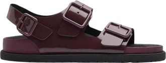 Birkenstock Homme, Chaussures, Rouge, Taille: 43 EU Milano Birko-Flor