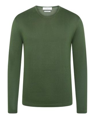 Daniele Fiesoli Softer Rundhalspullover aus &auml;gyptischer Baumwolle in