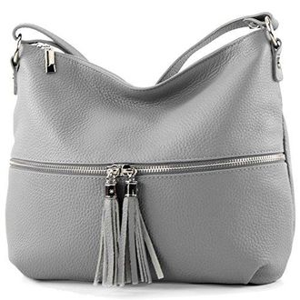 modamoda.de T159 - Sac à bandoulière ital en cuir, Telegrau2021, m