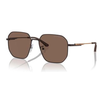 Emporio Armani Braun Ros&eacute;gold Sonnenbrille EA 2154D - - Accessories - Herren - Braun - 57 MM