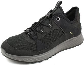 Ecco Damen EXOSTRIDE W Low Sneaker, Schwarz (Black 1), 42 EU