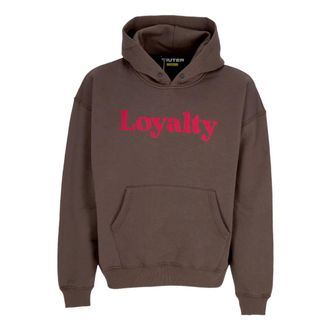 Iuter Brauner Kapuzenpullover mit Fronttasche - - Sweatshirts & Hoodies - Herren - Braun - L