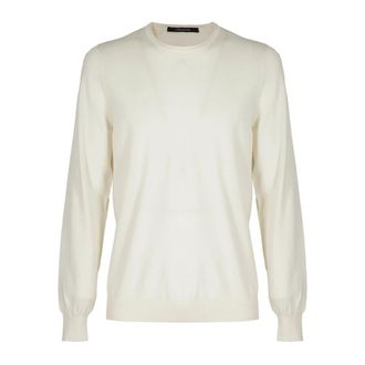 Tagliatore Rundhals-Strickware - - Knitwear - Herren - Wei&szlig; - 3XL