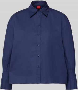 HUGO BOSS Regular Fit Hemdbluse aus Baumwoll-Mix Modell EGGY