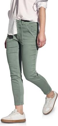 Street One A378539 Jean au Look Cargo, Olive Washed, 25W / 28L Femmes