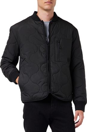 Tom Tailor Herren Bomber Steppjacke 1033414, 29999 - Black, XXL