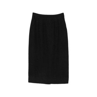 Dolce & Gabbana Boucl&eacute;-knit Pencil Midi Skirt