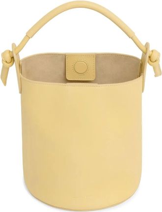 Mansur Gavriel sac seau à anse nouée - Jaune